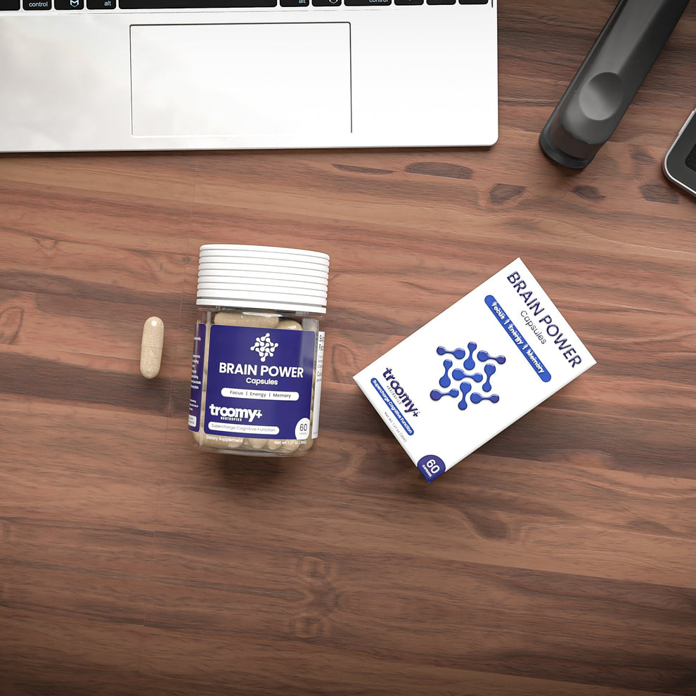 Brain Power Capsules – Focus, Energy & Cognitive Support – Troomy ...