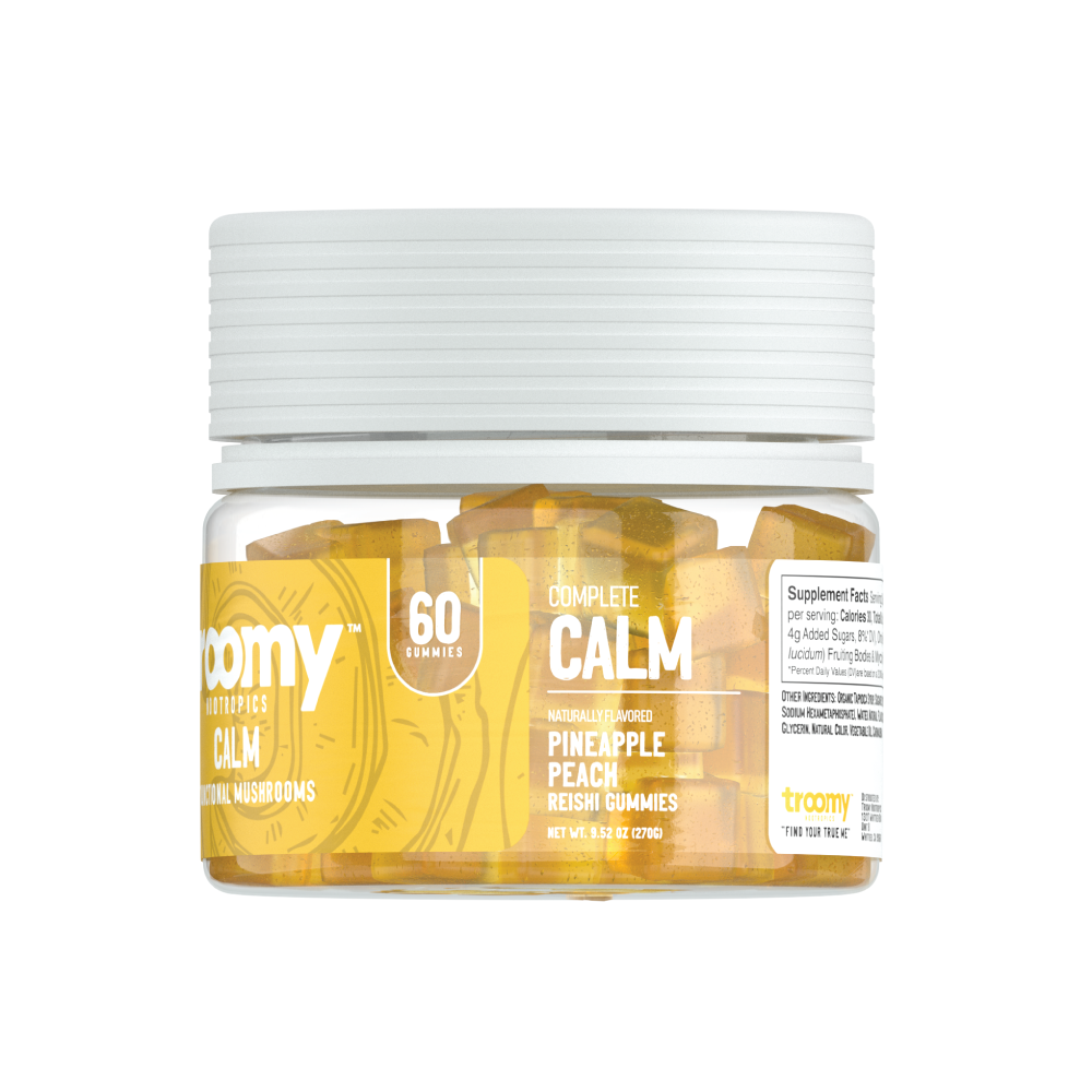 Calm Reishi Mushroom Gummies – Stress & Wellness Support – Troomy ...