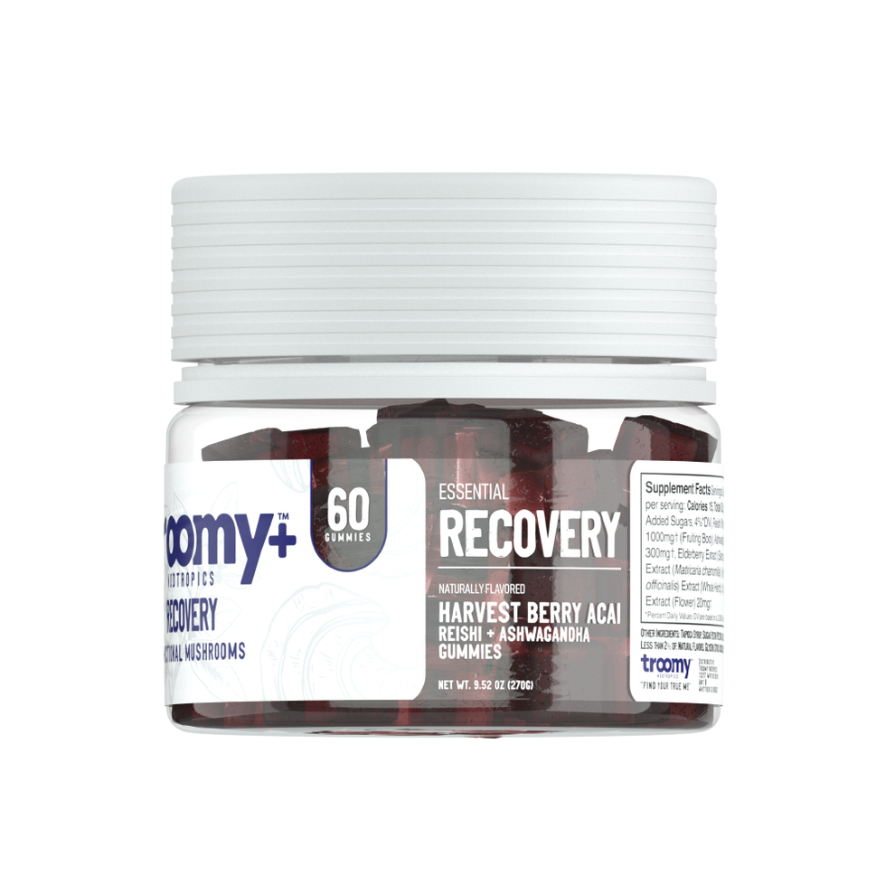 Recovery Gummies – Reishi & Ashwagandha for Performance – Troomy Nootropics